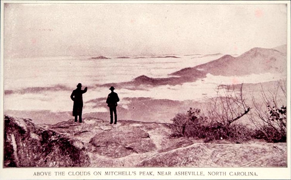 Asheville and Buncombe County: Mitchell's Peak: Above the Clouds (1893)