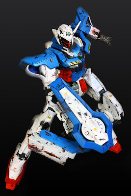 GUNDAM DIVA: Damaged Exia HG Retouch Studio Pic