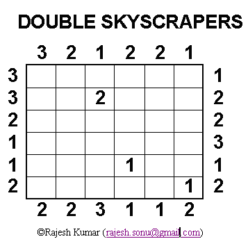 Logic Challenge: Master the Double Skyscrapers Puzzle
