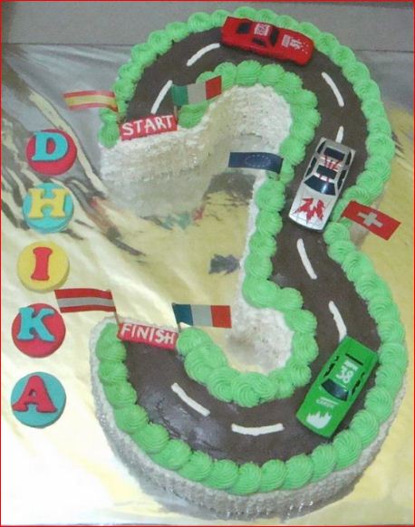 de-Ir Cakes: Birthday Cake bentuk Angka