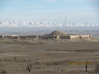 US NAVY JEEP: Middleboro Jones visits FOB Apache in February 2010