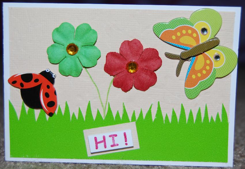 Naturally Me Creations: Cute Garden Greeting Card