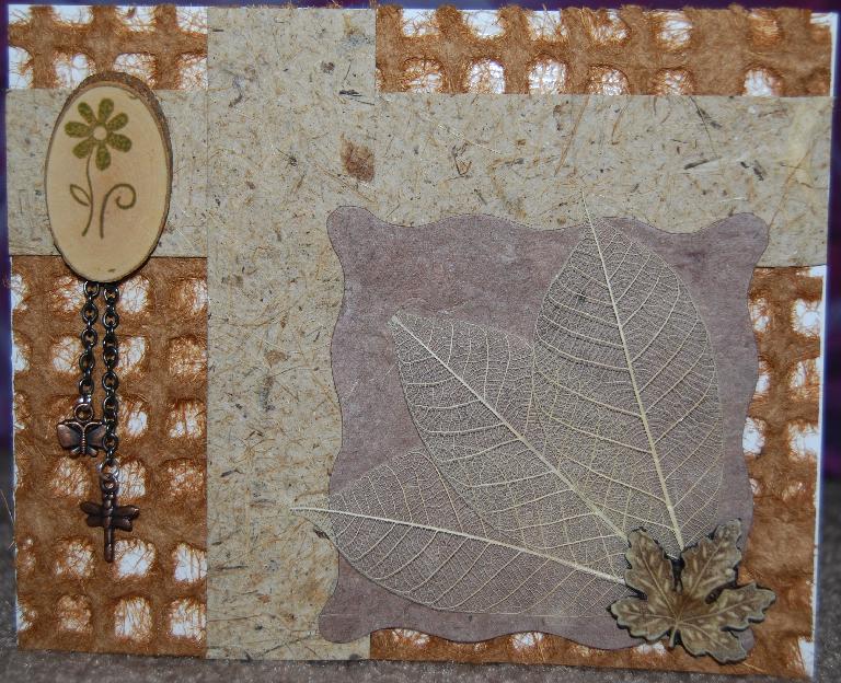 Naturally Me Creations: Natural Textured Card