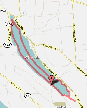 the naked kayaker: Otisco: A Lake with a Split Personality