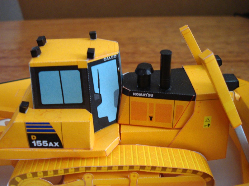 Papiers, no >}}> : Papercraft 3 - Bulldozer