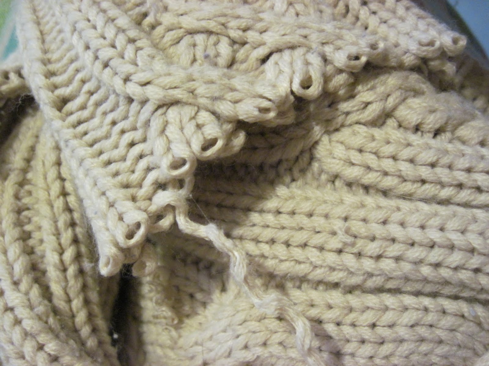 Yarn Over: Tutorial: Recycled Yarn From a Sweater