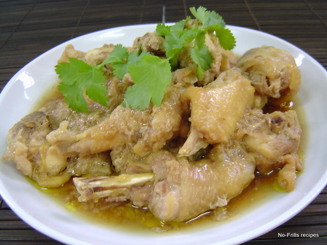 Steamed Ginger Chicken