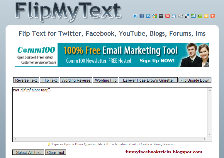 Some Reverse Invert Flip Upside Down Backward Text Generator Site ... Some Reverse Invert Flip Upside Down Backward Text Generator Site ...