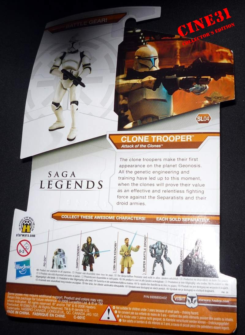 CINE31-Collector's Edition: Legacy Collection Legends Carded Clone ...
