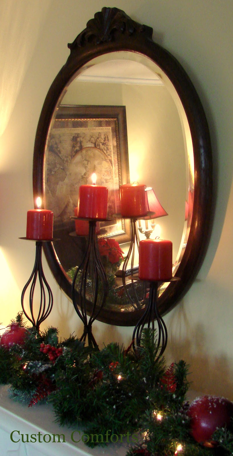 Custom Comforts: Christmas Mantel