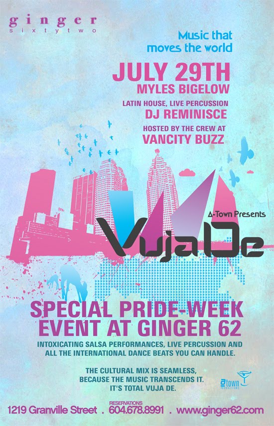 Vuja De @ Ginger 62; July 29 | News