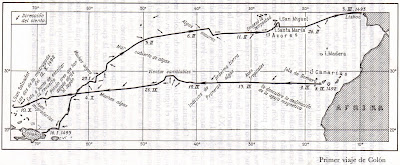 LOS VIAJES DE CRISTÓBAL COLÓN - PROFESOR FREDDY GÓMEZ: MAPA DEL PRIMER ...