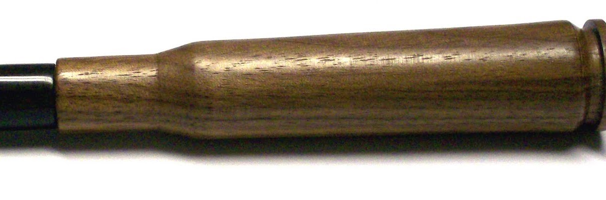 Mike's Pens By Design: Wood Bullet Pen - .50 Caliber Browning Machine Gun