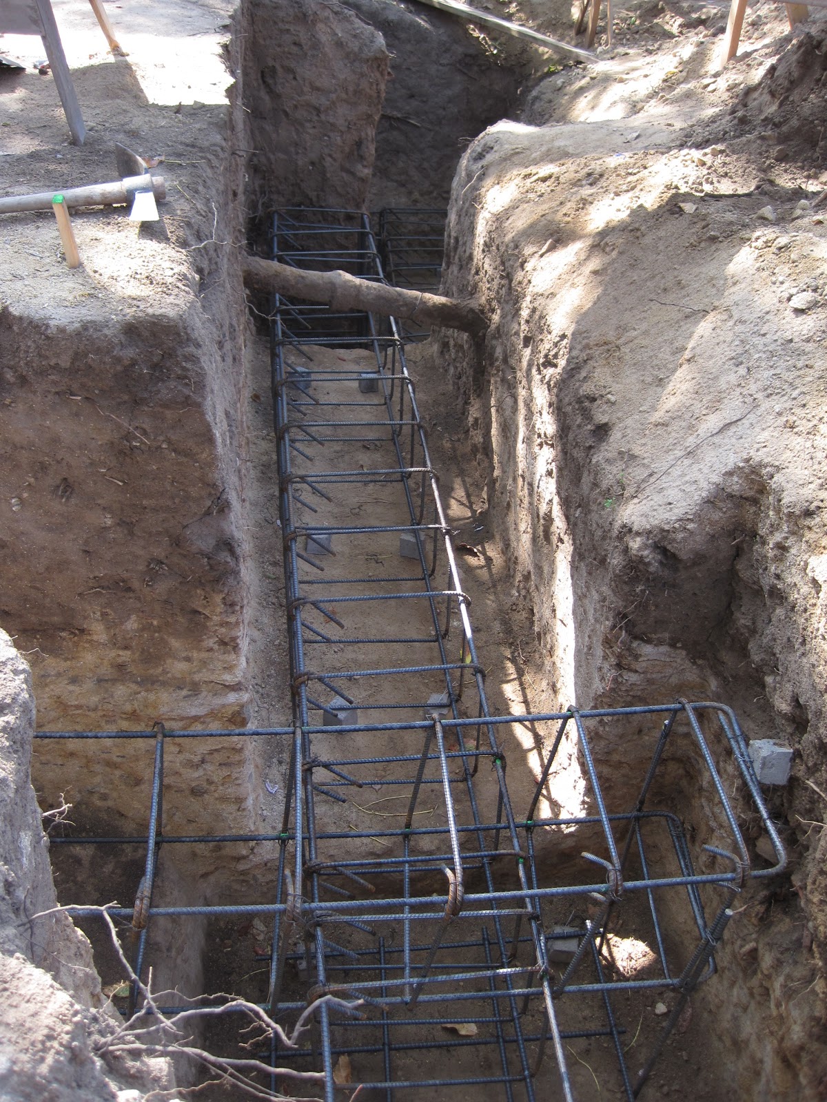 our house on the hill: Setting the Steel