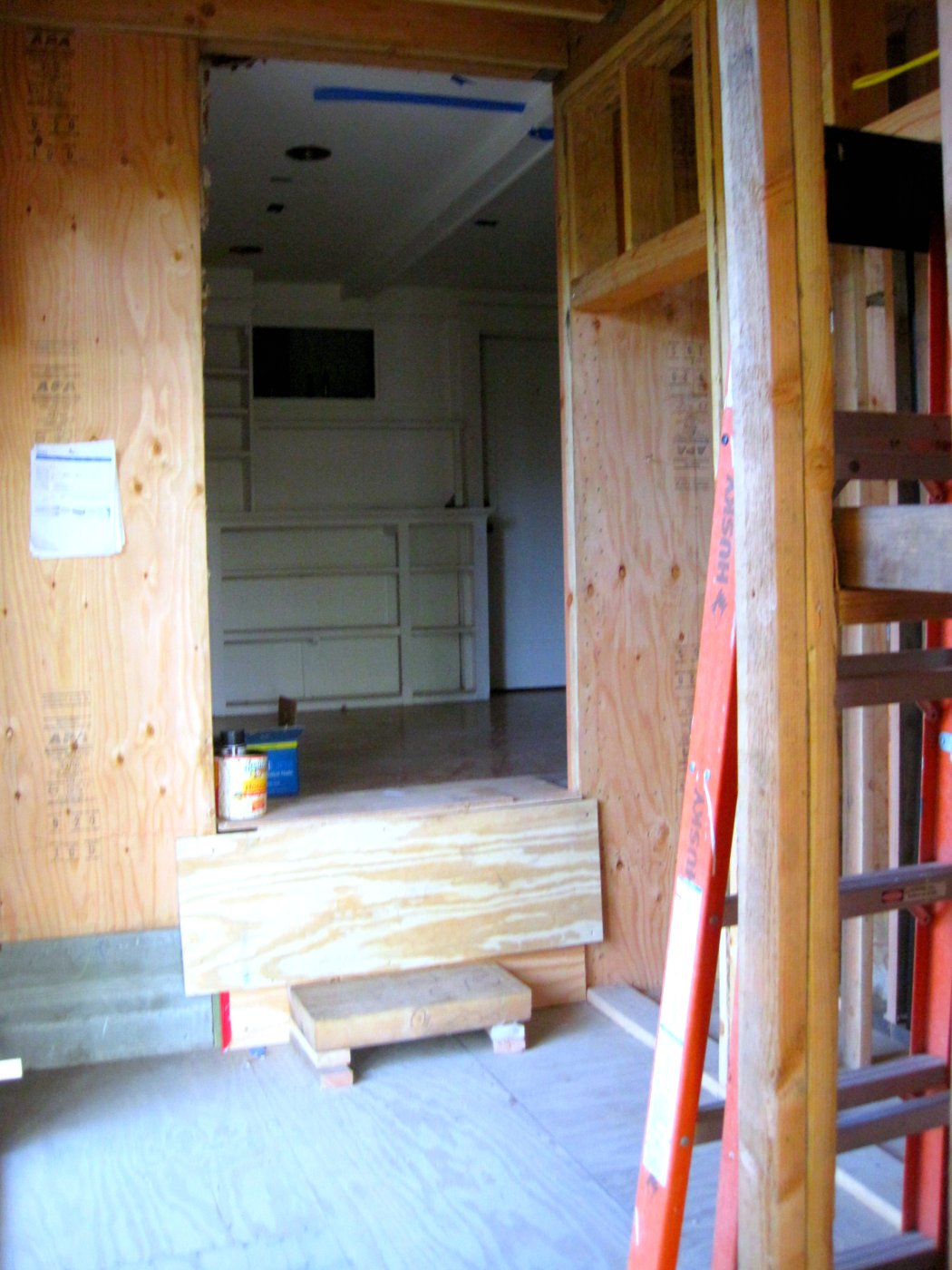 our house on the hill: Rough Framing Complete