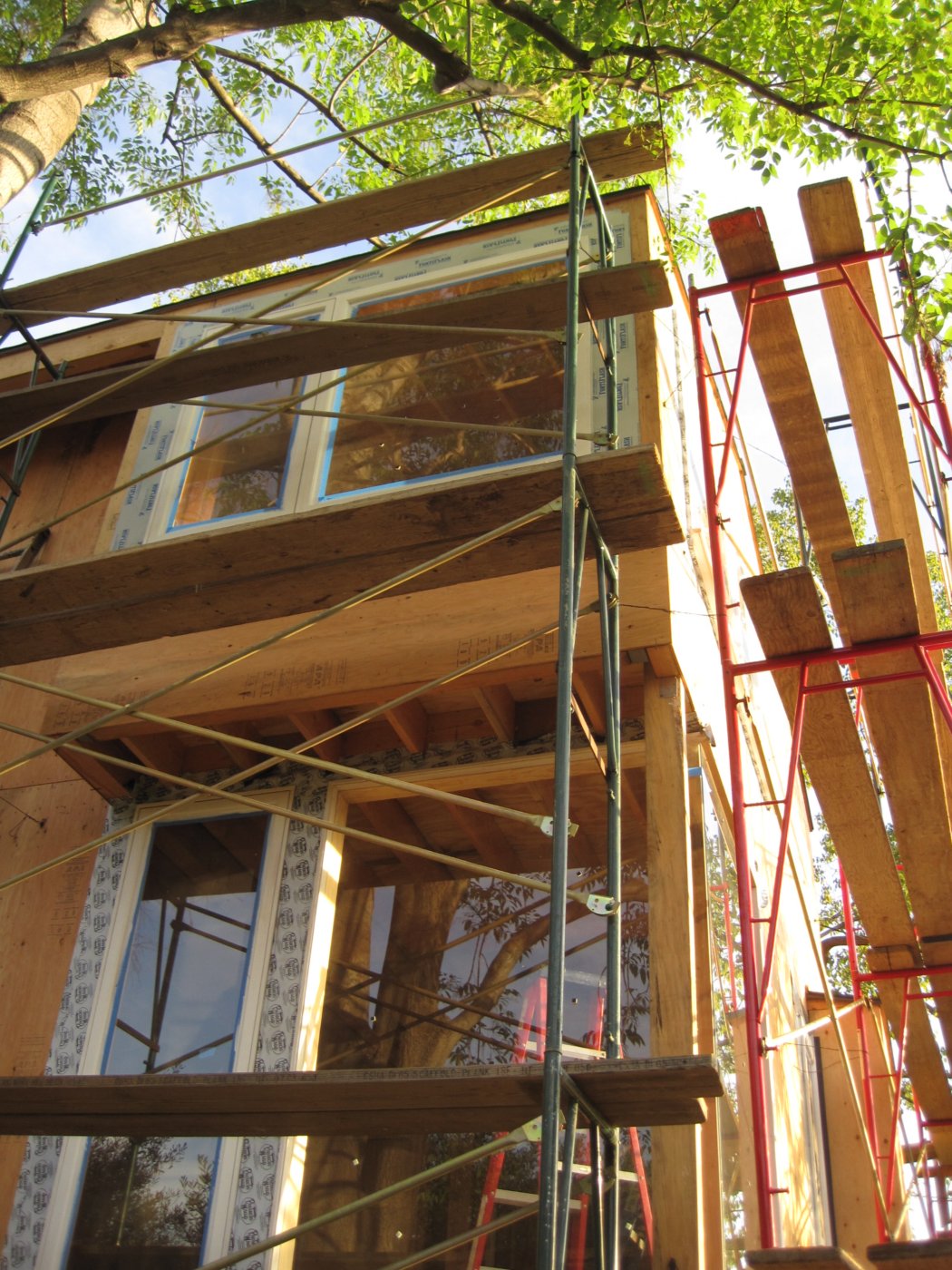 our house on the hill: Rough Framing Complete