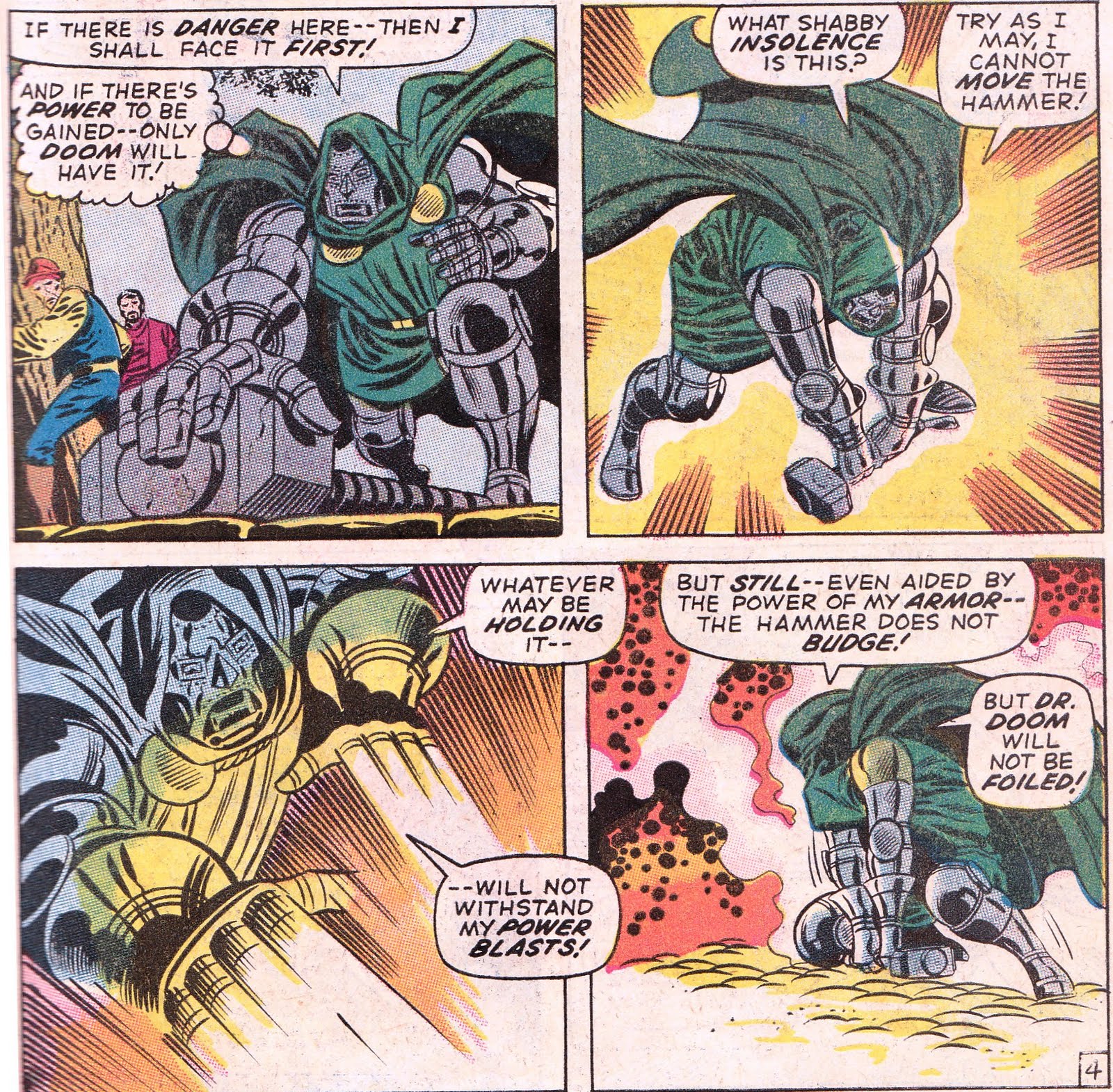 Bronze Age Babies: If I Had a Hammer: Thor vs. Dr. Doom, part 2