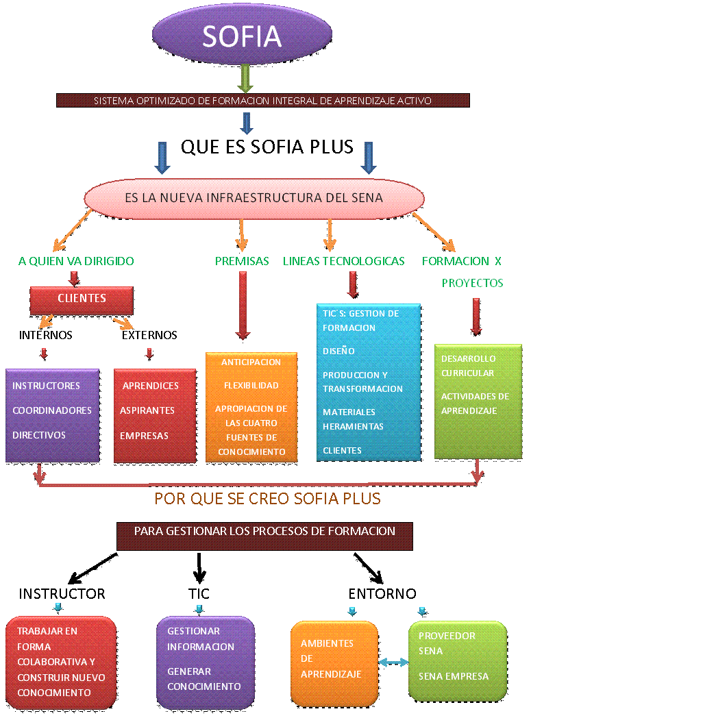 organizacion de archivos ana: MAPA CONCEPTUAL SOFIA PLUS
