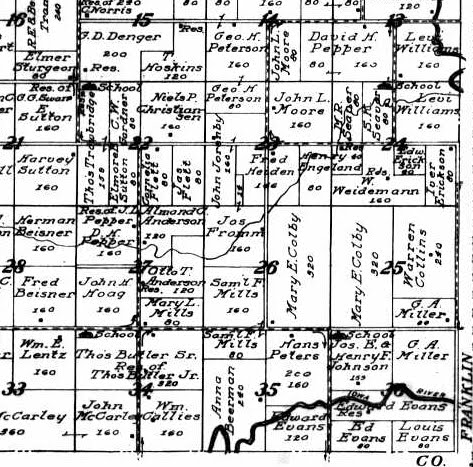 Penny's Genes: Mappy Monday: Vernon Township, Wright County, Iowa