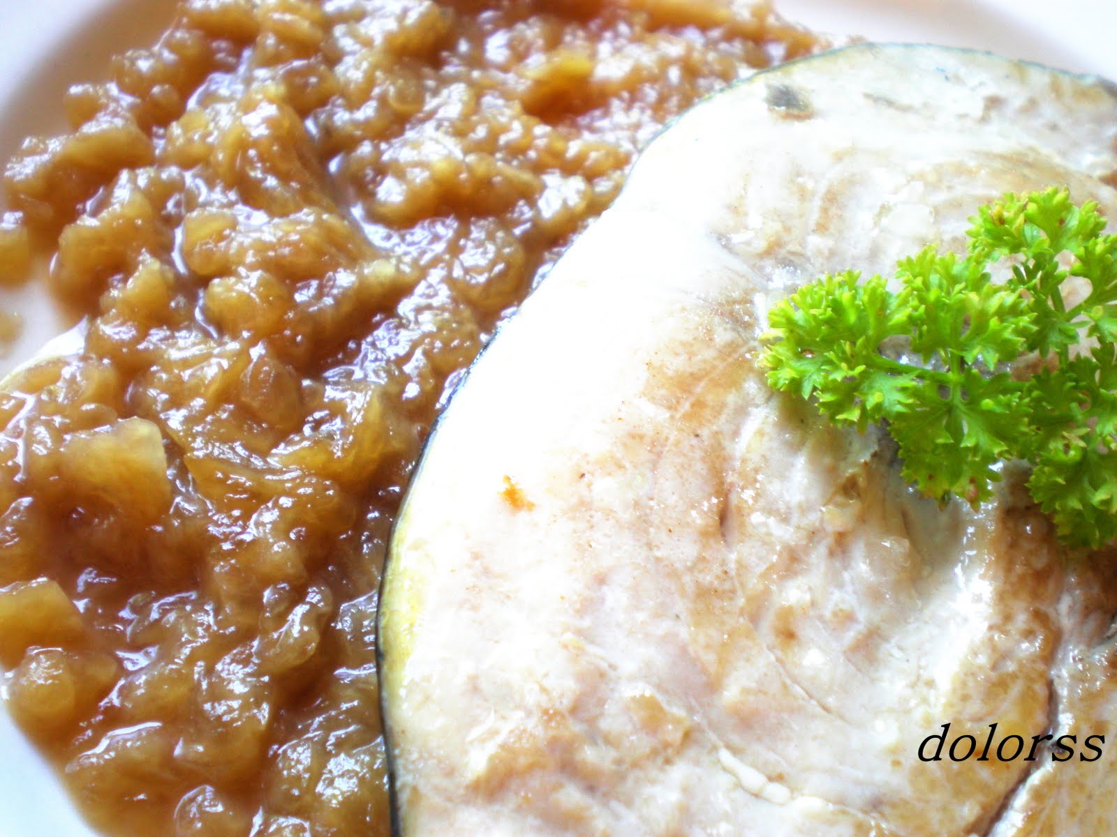 Blog de cuina de la dolorss: Bonito con cebolla caramelizada