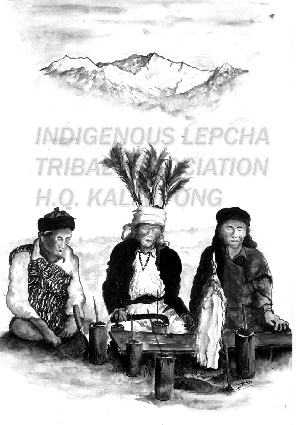 Aachuley . A Bilingual Journal illustrating the Lepcha way of life ...