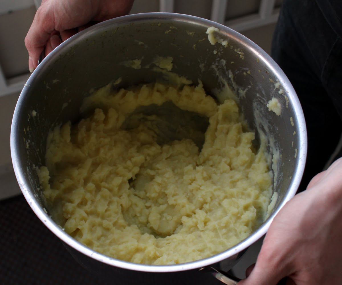 Kasvisruokaa karnivorille: Perunamuusi