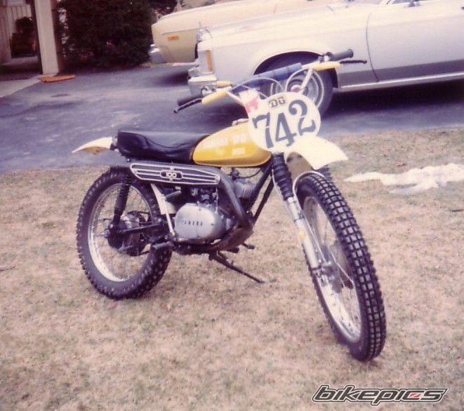 classic home: yamaha dt 100 enduro,1978, yellow