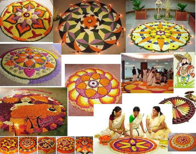 sneham.in (Test): Onam Pookkalam - Floral designs and rules of a ...