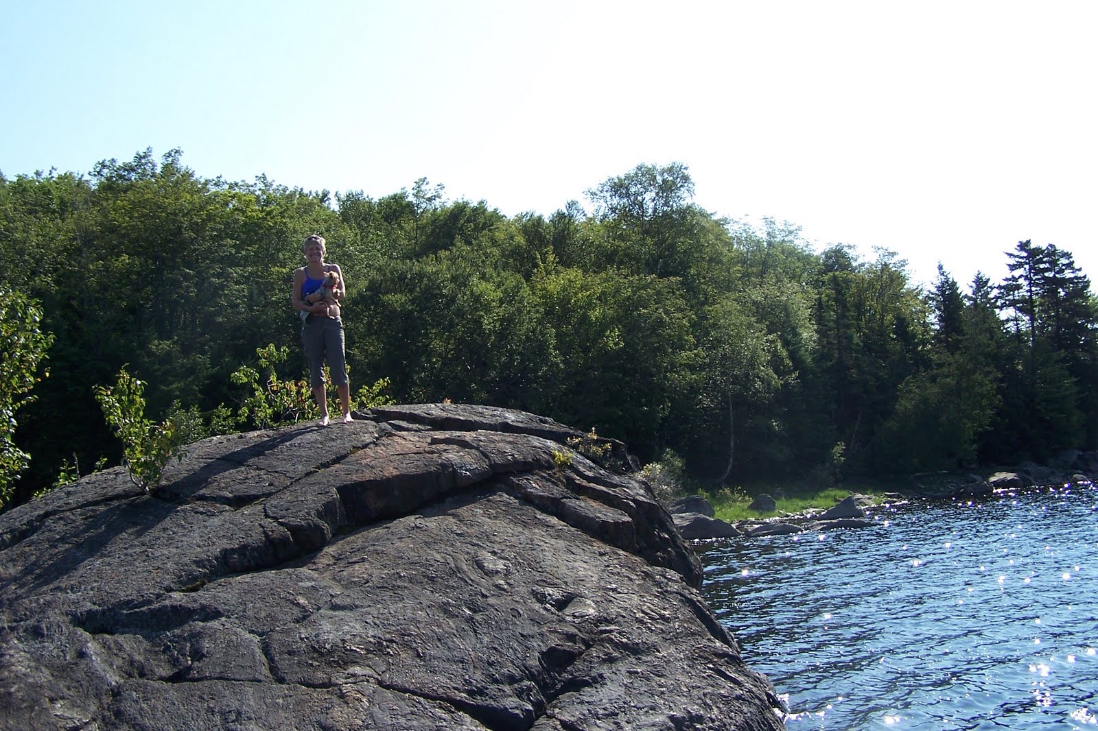 Moxie's Great Adventures: Aziscohos Lake for Moxie's Birthday