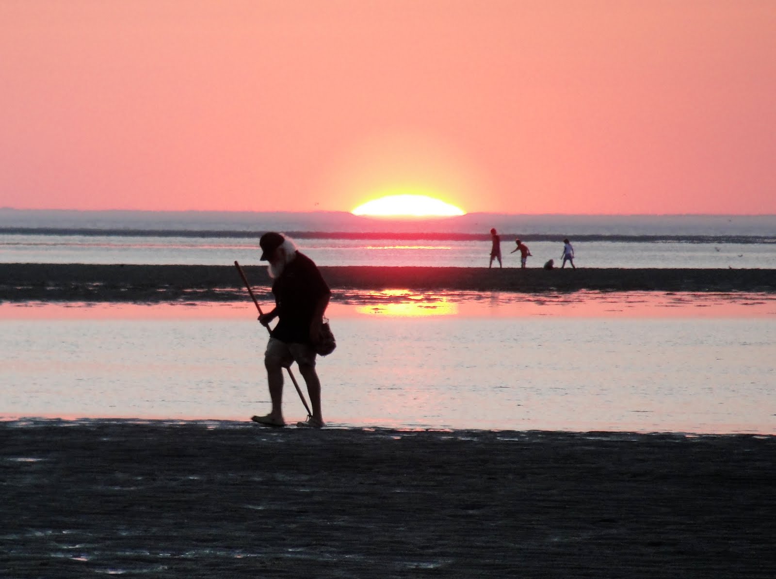 photos water sand light: "A hunter of shadows, himself a shade." ~Homer