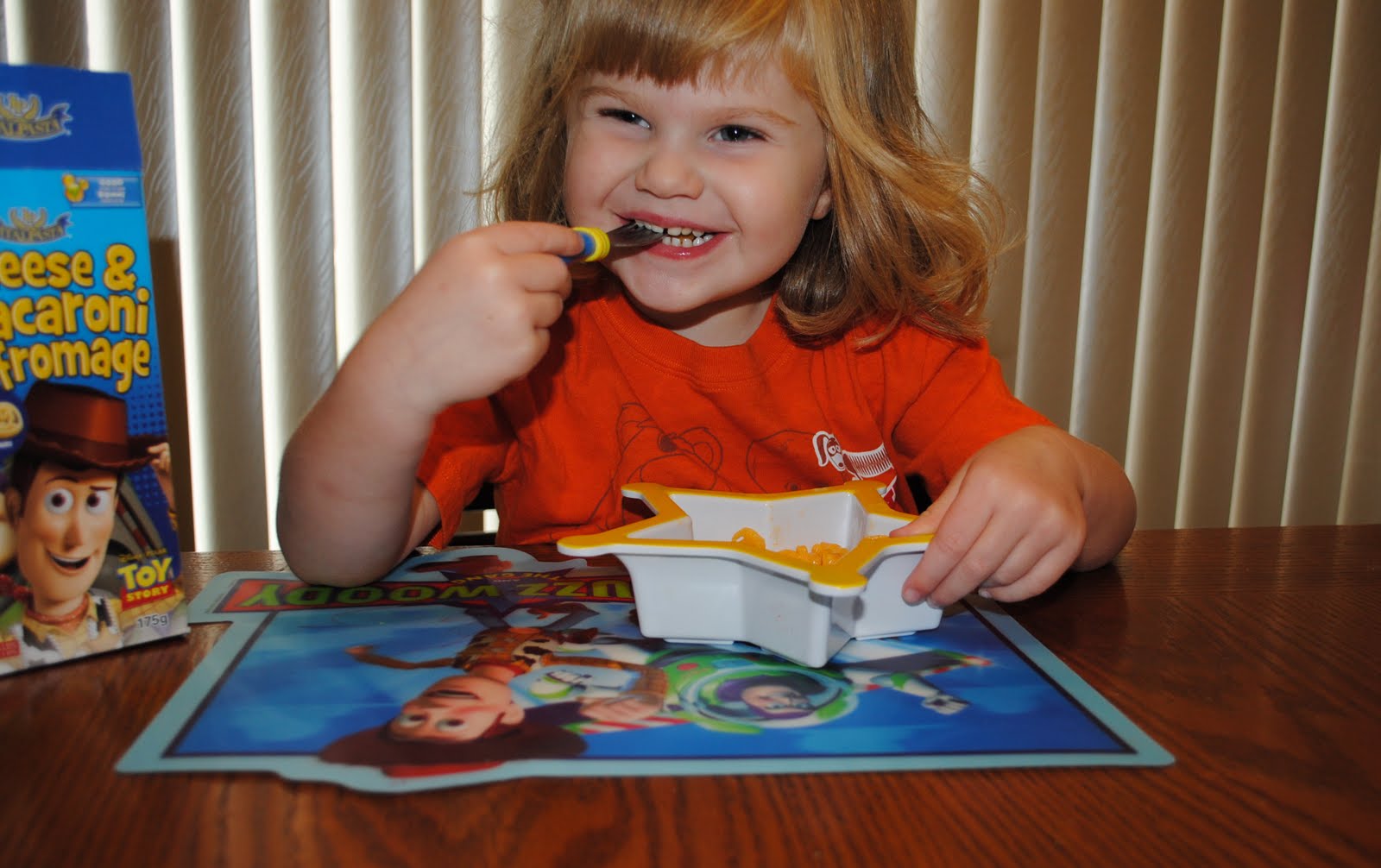 Watch Brooke grow!: Toy Story Mac 'n cheese
