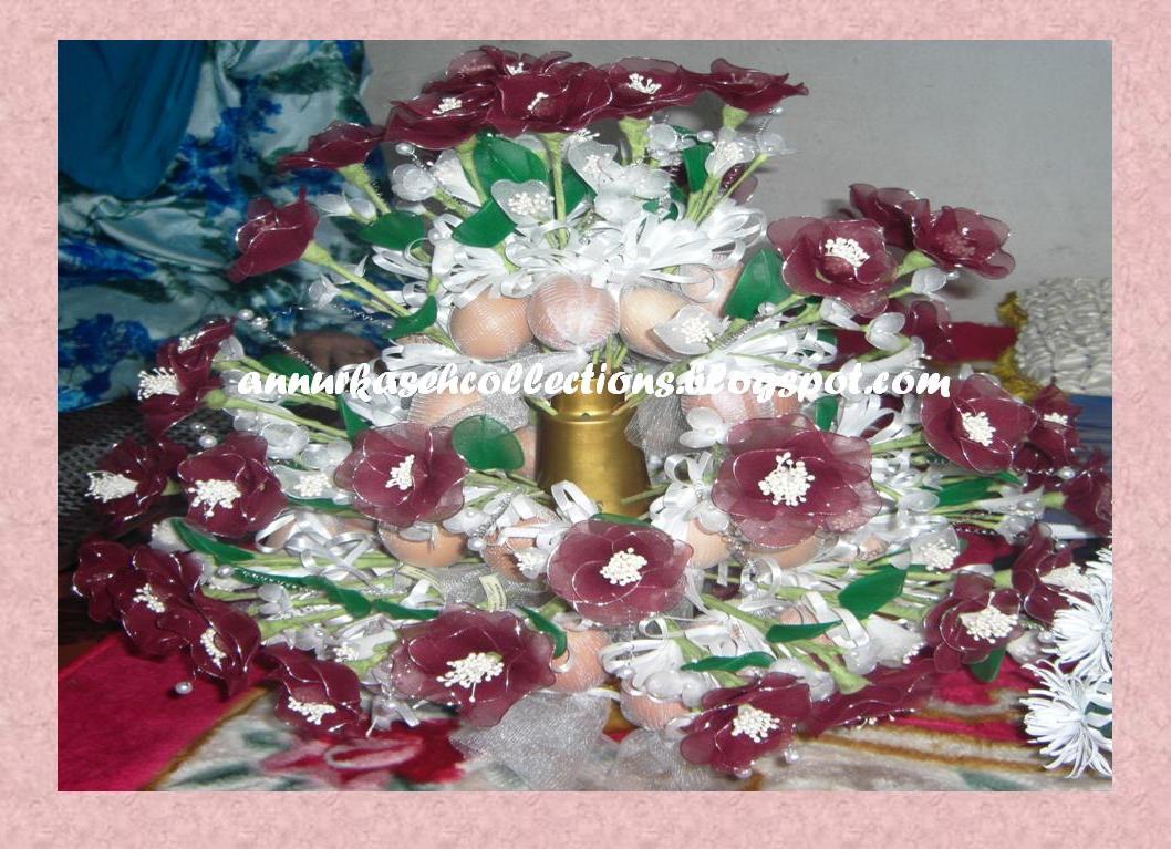 ~BUNGA TELUR STOKING (merun+putih)~ | ANNURKASEH COLLECTIONS ...
