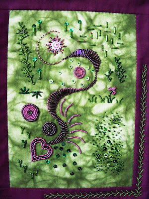 Textile Explorations: Beading again