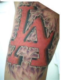 world tattoo legends: Arm LA Tattoo Designs