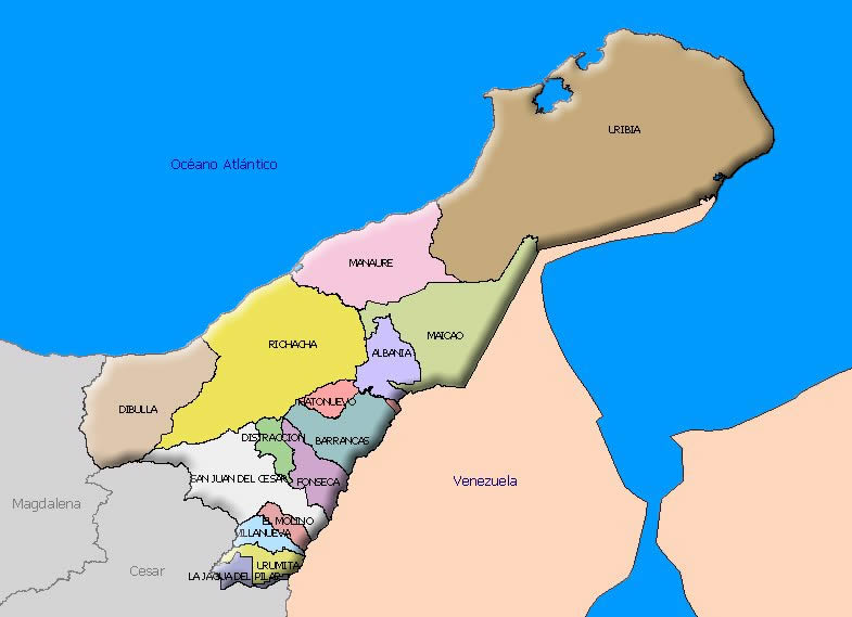 REGIÓN CARIBE DE COLOMBIA: Departamento de La Guajira