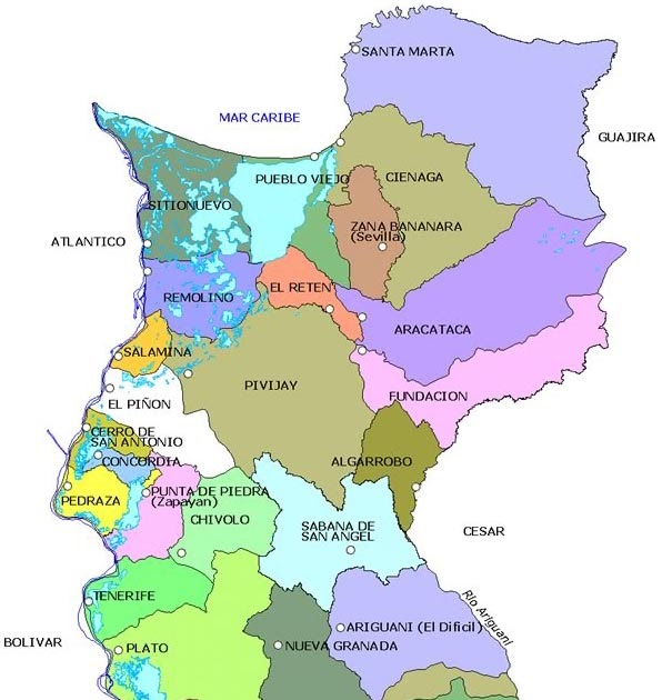 REGIÓN CARIBE DE COLOMBIA: Departamento de Magdalena