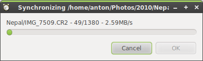 Tech blog of Anton Keks: Simple Rsync GUI: easy backups from Nautilus