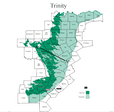 Barnett Shale Maps: Texas Aquifers and Geology