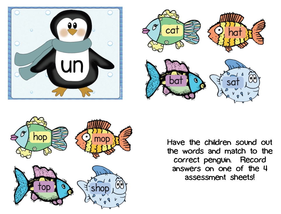 Welcome to Kinderglynn: Fishing for Word Families with Penguins