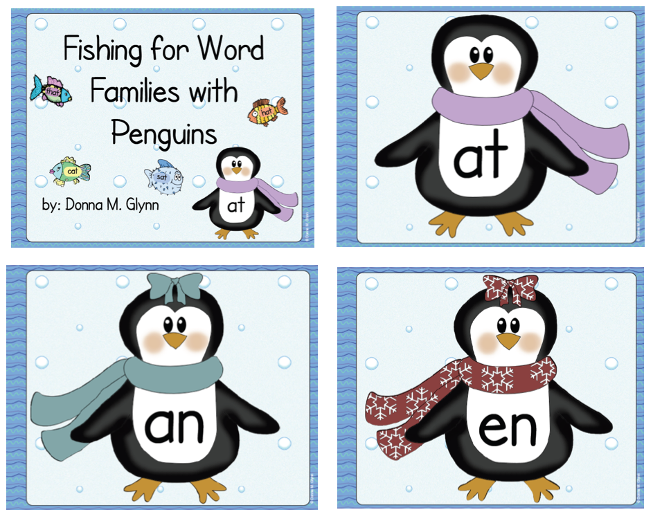 Welcome to Kinderglynn: Fishing for Word Families with Penguins