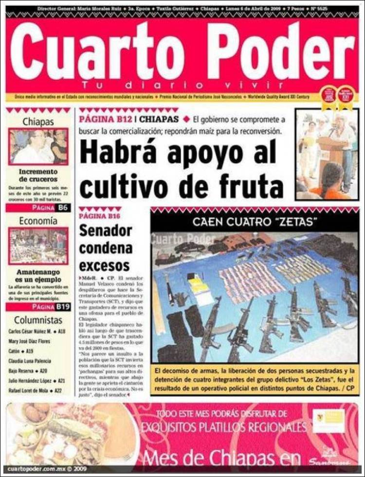 Reportero sin frontera: Despiden a reporteros