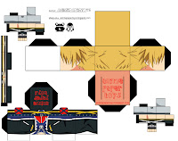 ANIME PAPER TOYS: SORA (KINGDOM HEARTS)