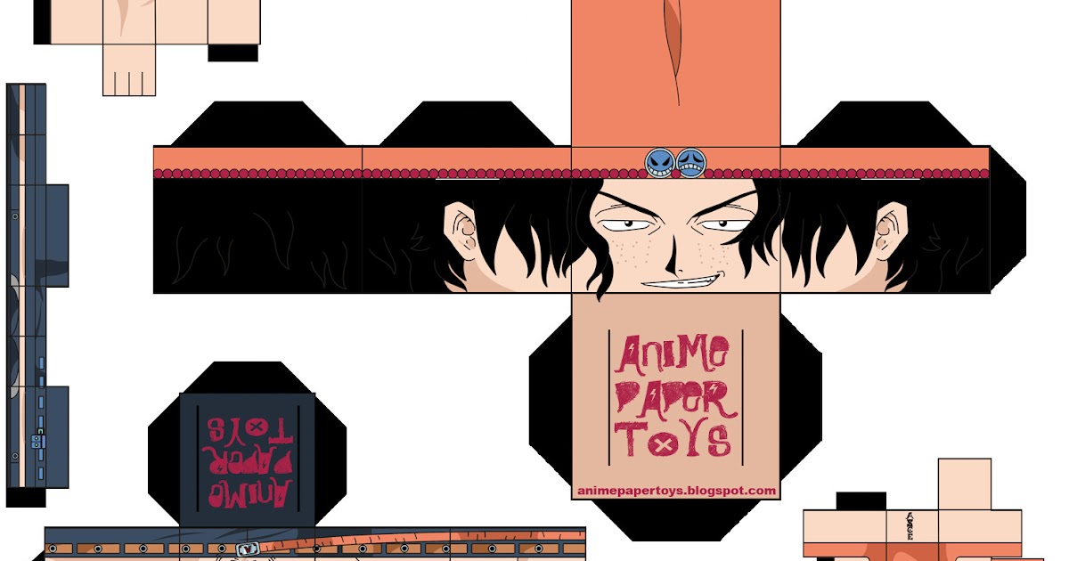 ANIME PAPER TOYS: PORTAGAS D. ACE (ONE PIECE)