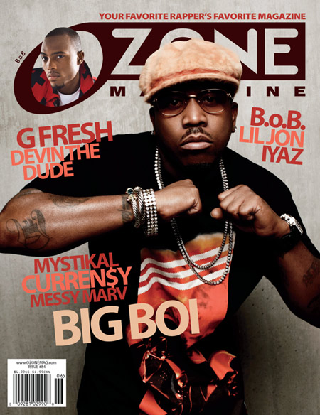 [Capa De Revista]: Big Boi na capa da Ozone Magazine - Jornal Rap