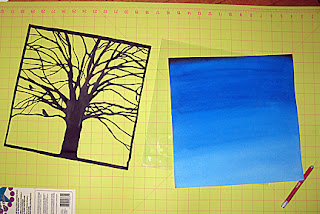 Inspira: Winter Tree Collage - My Sister's Christmas Present!