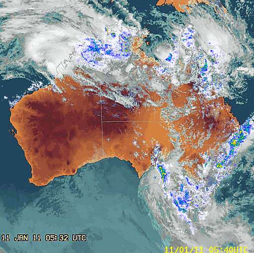 gamma ways: National Radar Map, 4.38 p.m. AEST