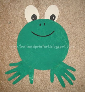 Cute Handprint Frog – Lesson Plans
