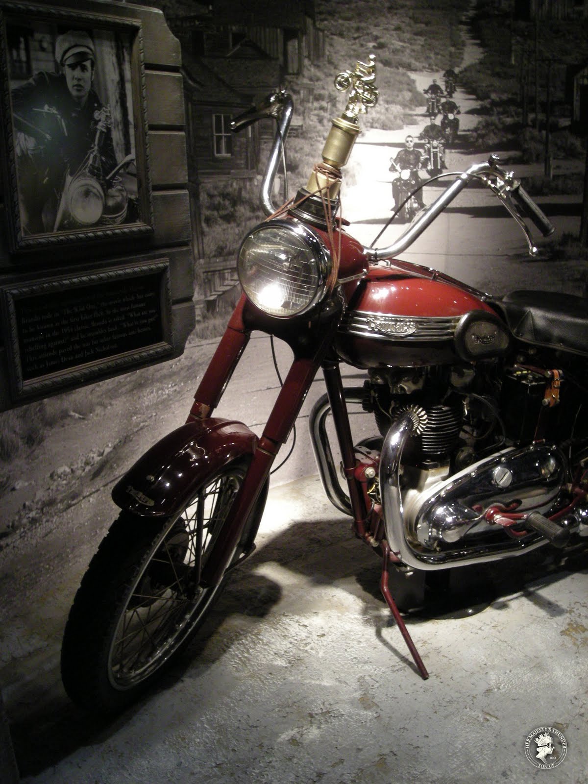 Her Majesty’s Thunder: Museum Mimics Movie Motorcycles