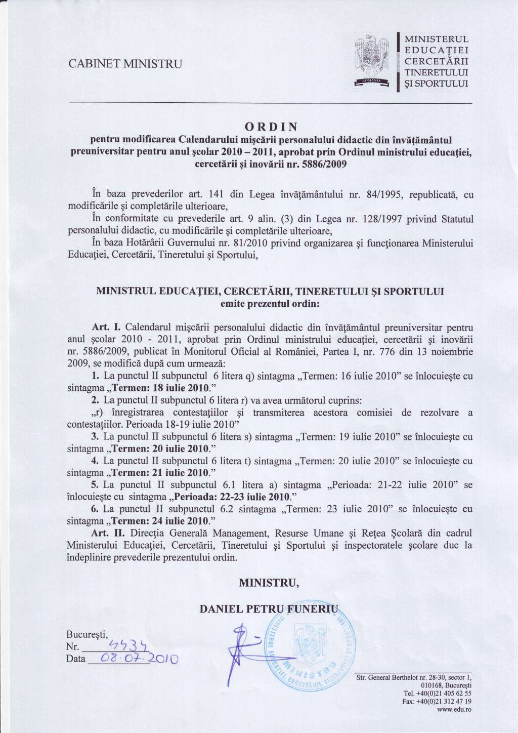 Titularizare, suplinire, definitivat si grade didactice 2021 ...