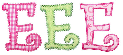 LuLu Belle Embroidery Designs: Large Applique Alphabets